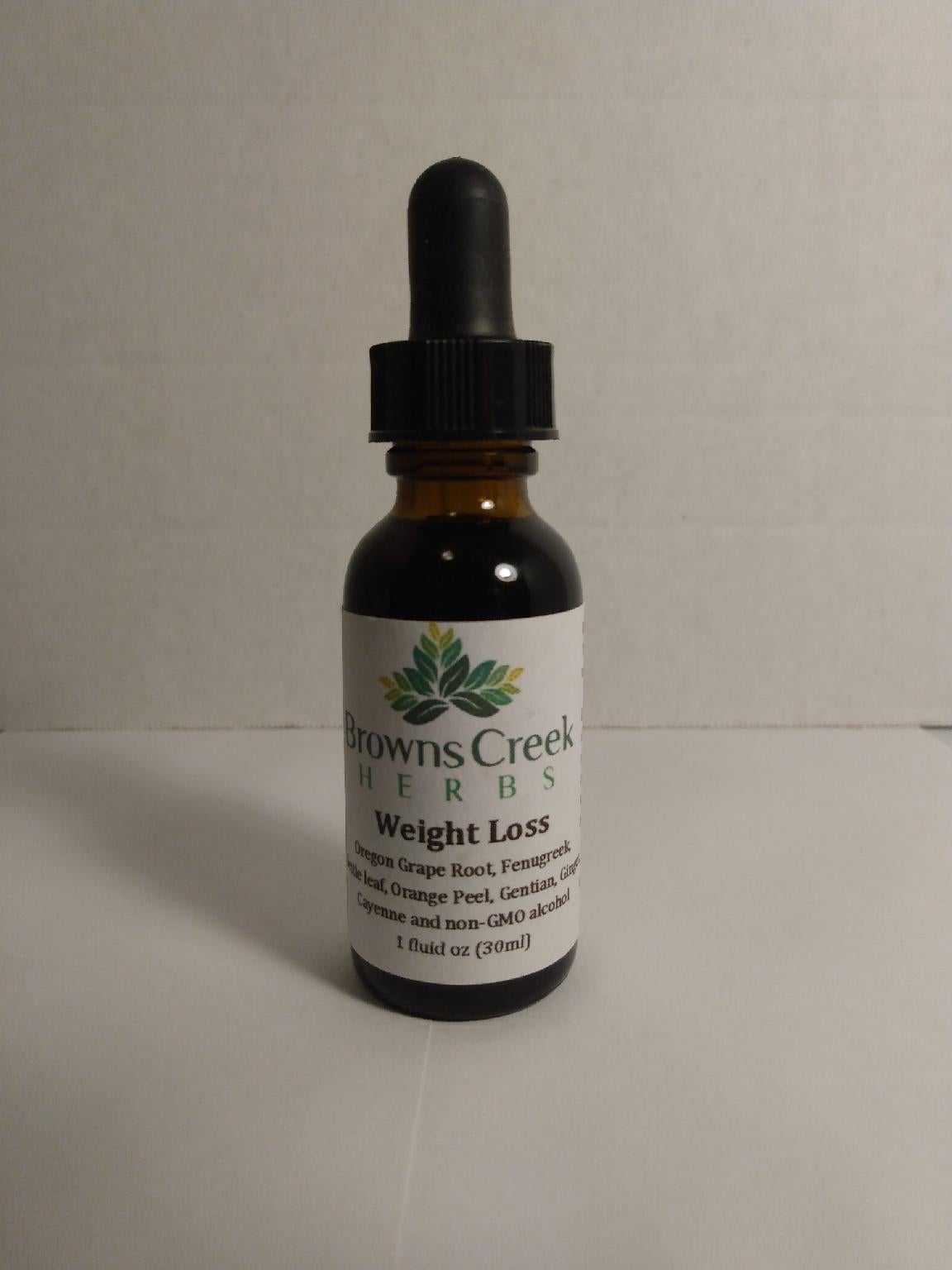 Weight Loss Tincture | Browns Creek Herbs Spruce Pine, NC